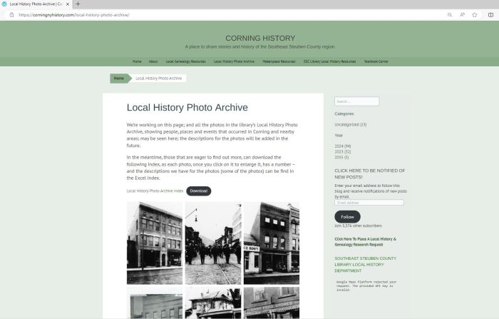 Corning History | A place to share stories and history of the Southeast ...